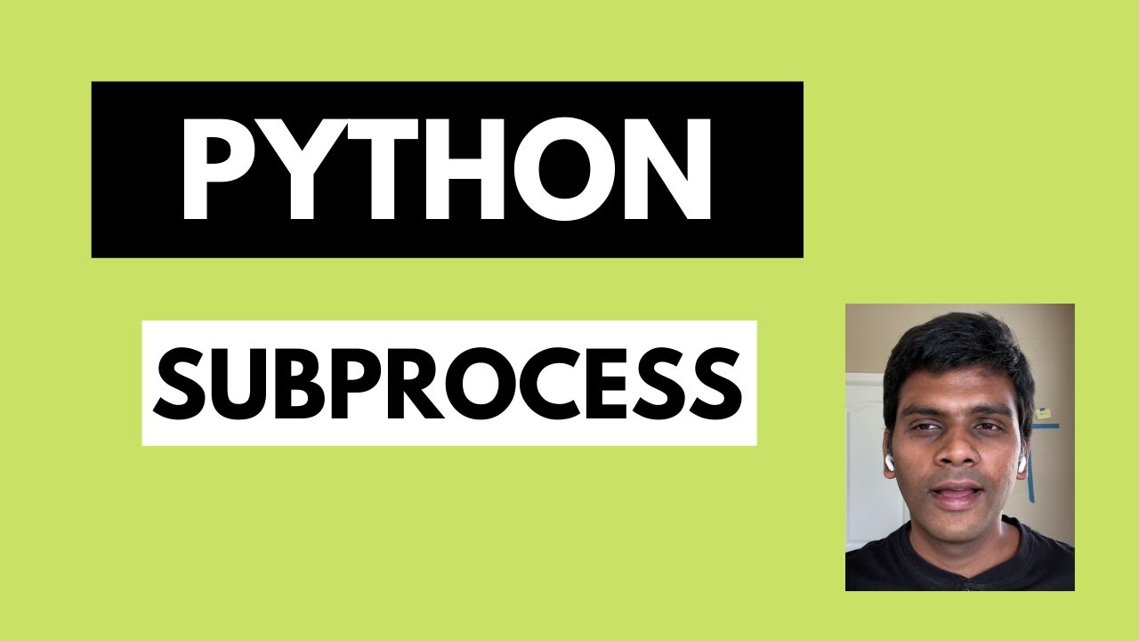 Python Subprocess Module || Python For Beginners || Python Tutorial #16