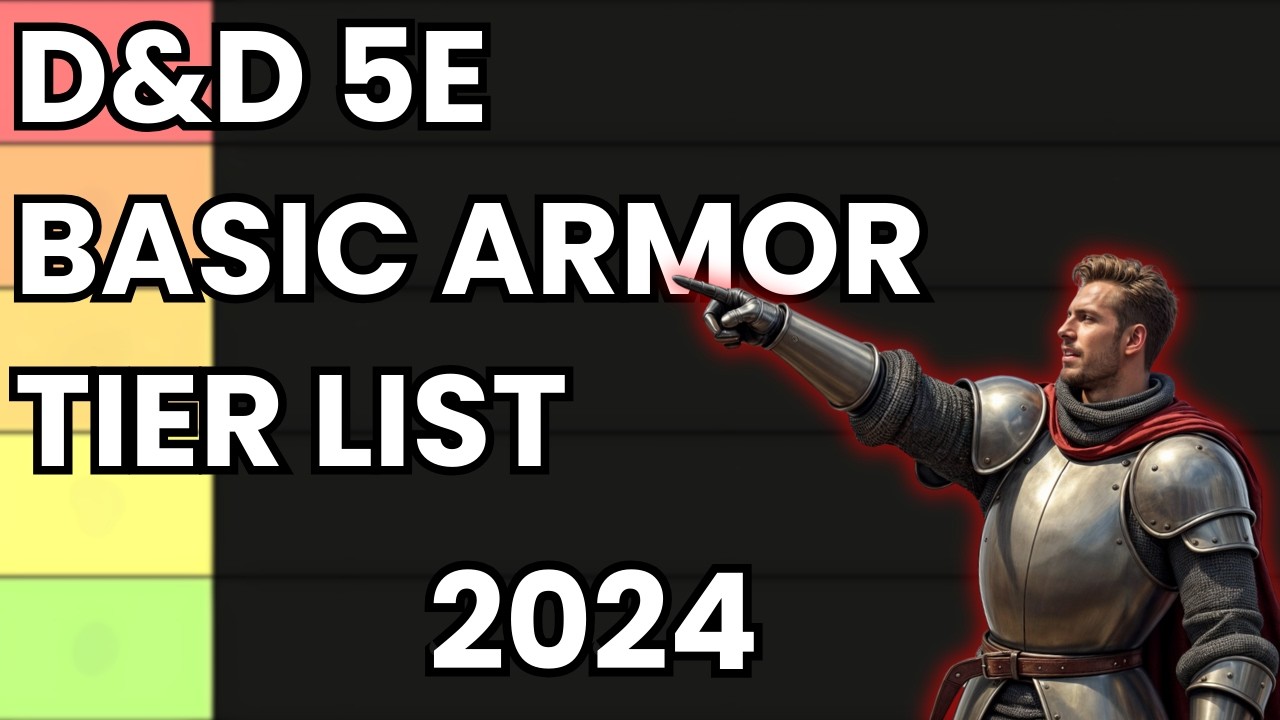 D&D 5e Armor Tier List: The Ultimate Basic Armor List 2024