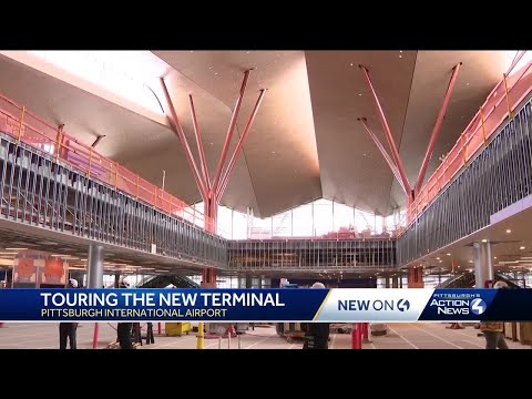 New Pittsburgh airport terminal 90% complete: Take a look inside