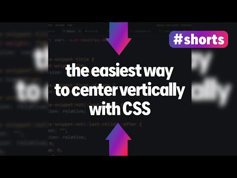 Using auto margins to center vertically | #shorts