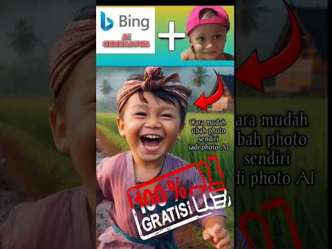 Cara mudah ubah foto sendiri jadi foto AI / GRATIS di HP/Android