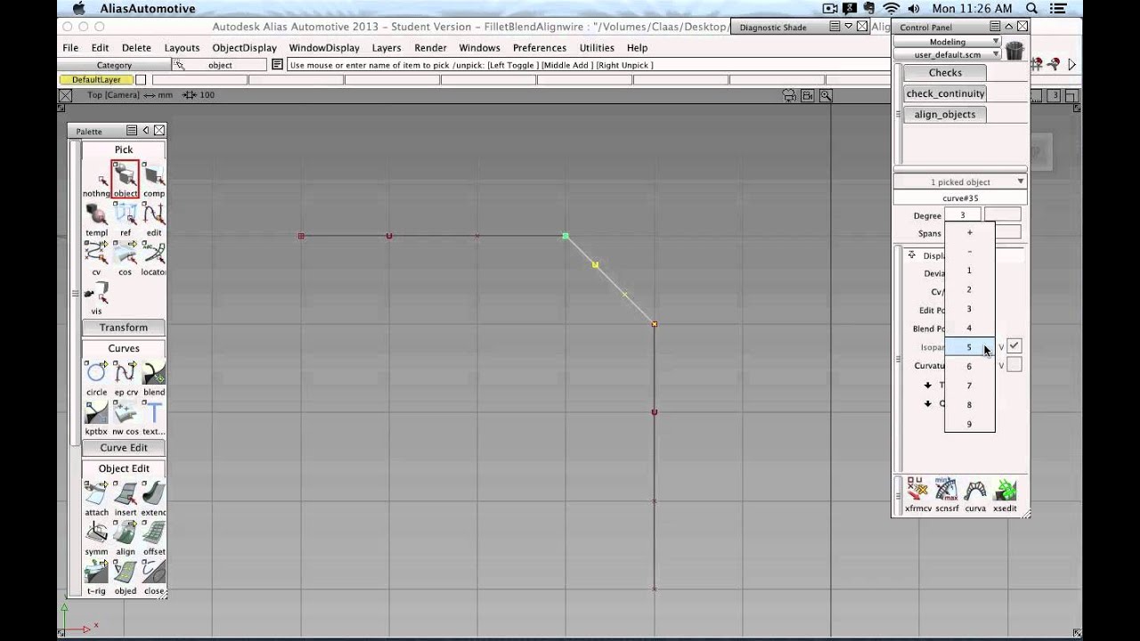 Fillet Blend Align