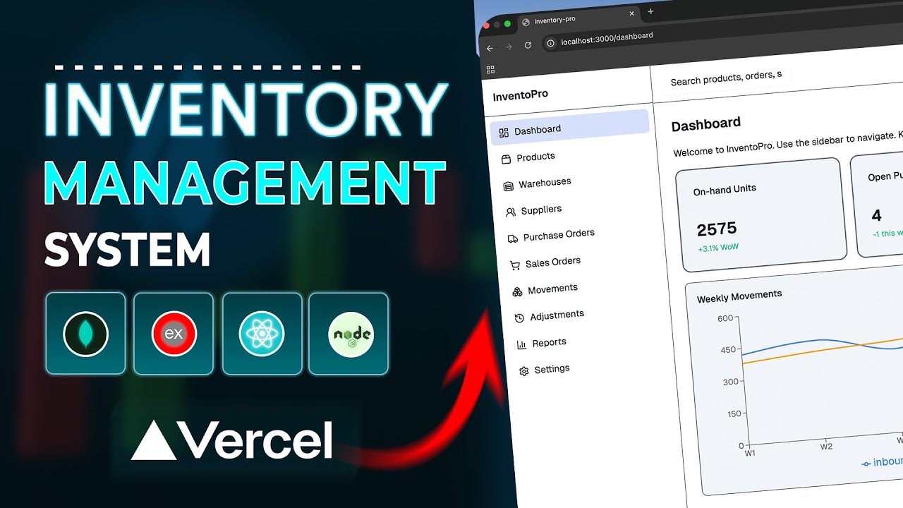 Inventory Management System in React JS | MERN Stack Project with Source Code