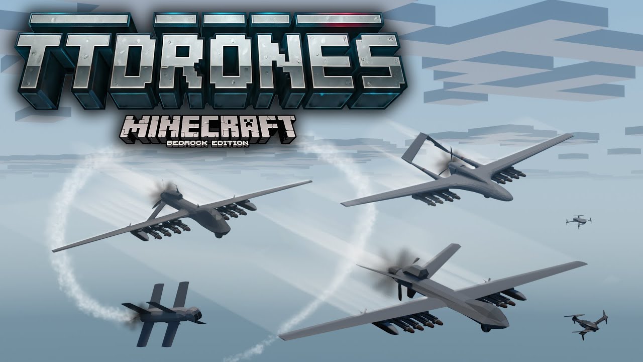 TT DRONES 1.0.6 | Minecraft Addon