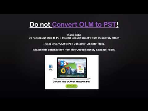 Convert OLM to PST Free