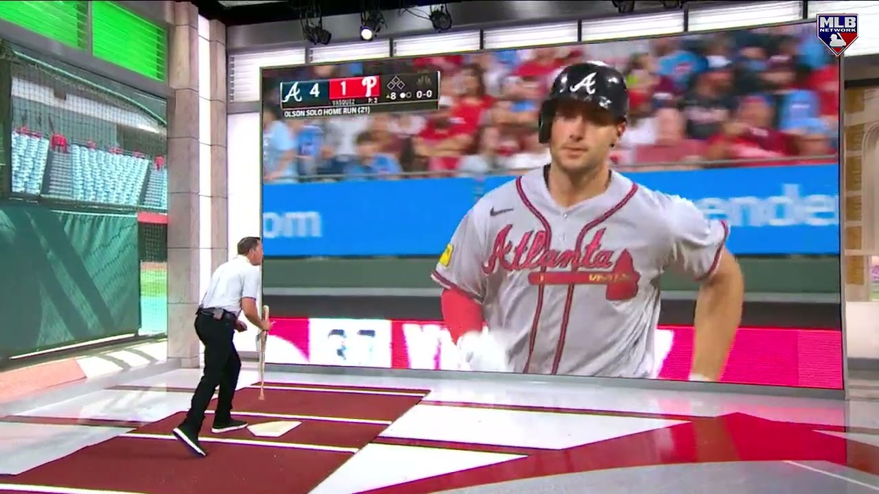 Matt Olson is swinging a POWERFUL bat