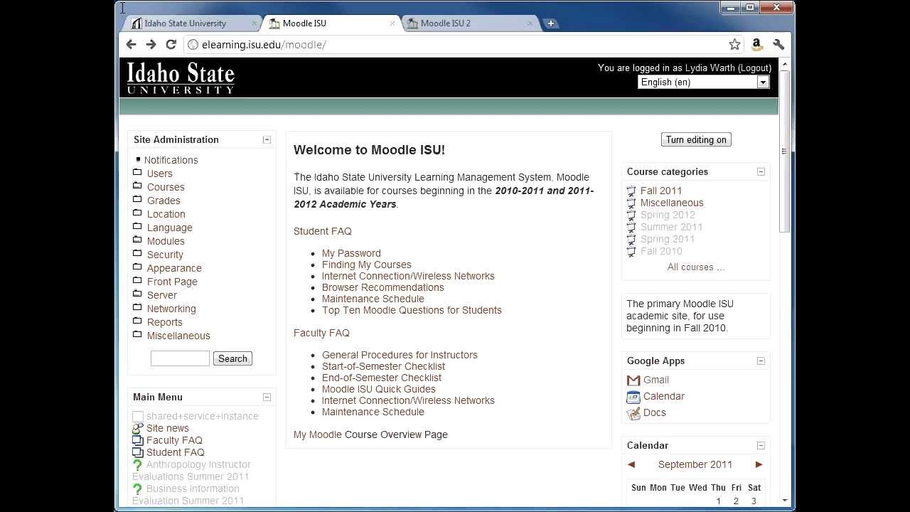 Introduction to Moodle ISU 2