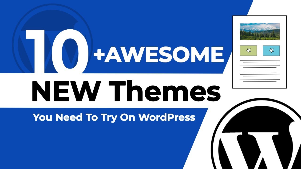 10+ NEW And FREE WordPress Themes For 2019