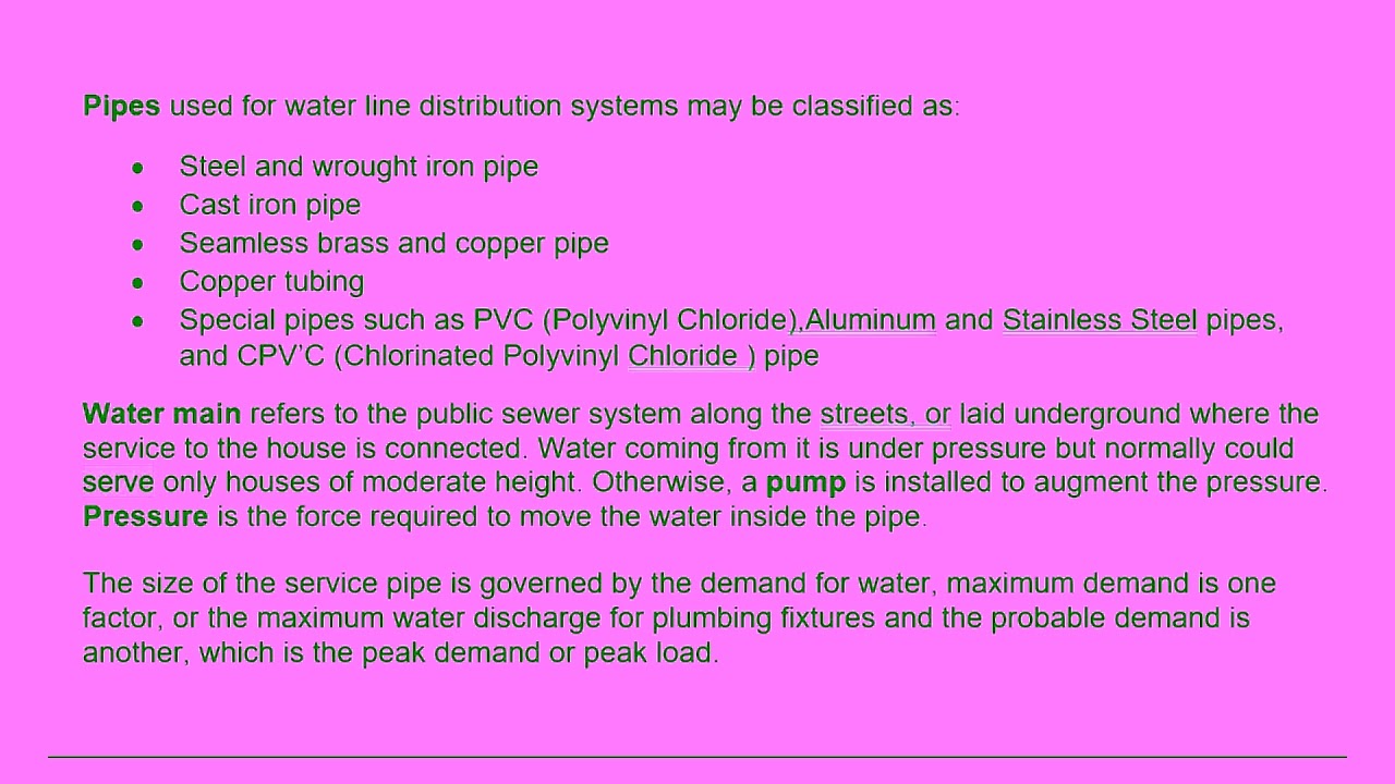 Introduction to Water Distribution Systems | Drafting Basics Explained