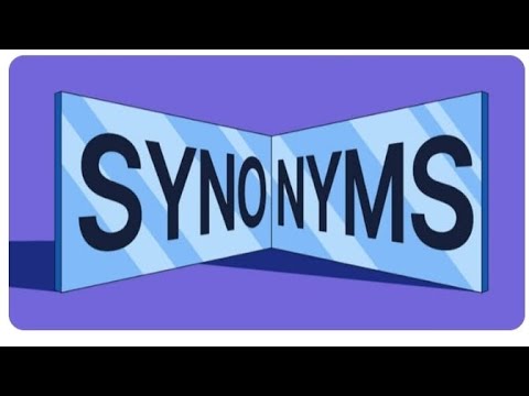 Synonym Words / Similar or same meaning
