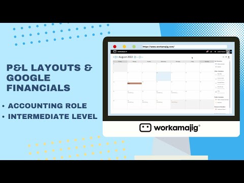 P&L Layouts & Google Financials | Accounting Role, Intermediate Level