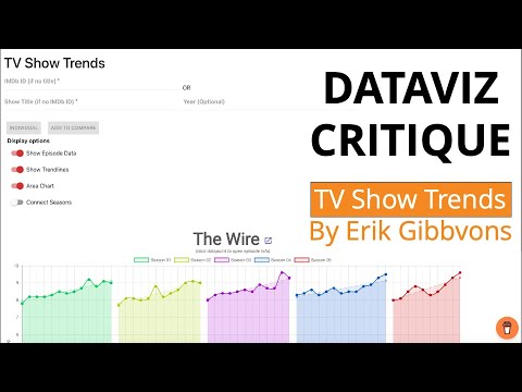 Lovely Interactive Site on TV Show Trends by Erik Gibbons