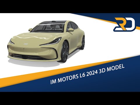 IM Motors L6 2024 | Futuristic Electric Car 3D Model Showcase