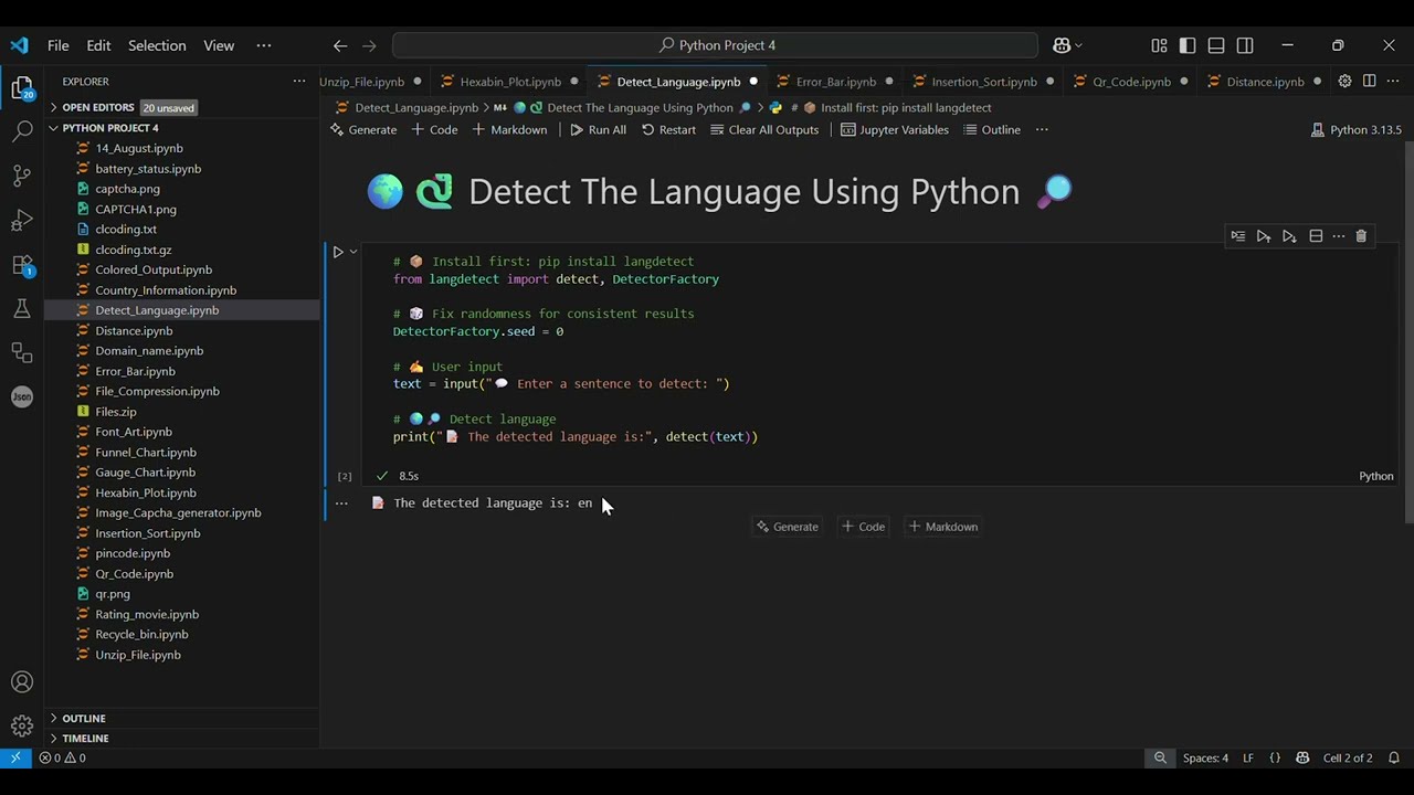 Build a Language Detector with Python | Step-by-Step Guide