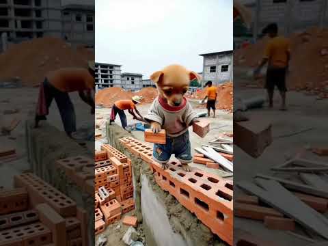 hard working dog #dog #funny #shorts