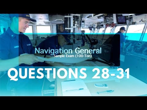 Navigation General Sample Exam (Questions 28 to 31)