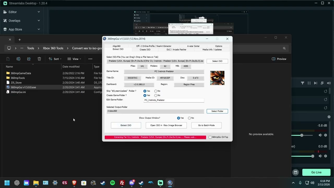 How To Extract and Compress Xbox 360 ISO's