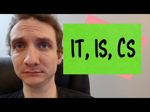 Computer Science vs Information Technology vs Information Systems