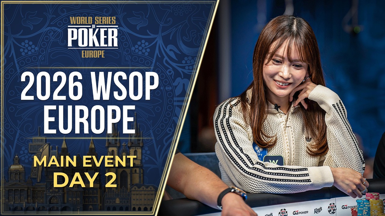 €10,000,000 GTD | WSOP Europe Main Event - Day 2