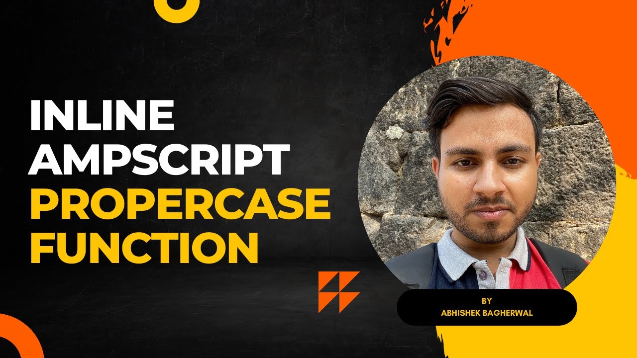 Inline Ampscript - ProperCase Function