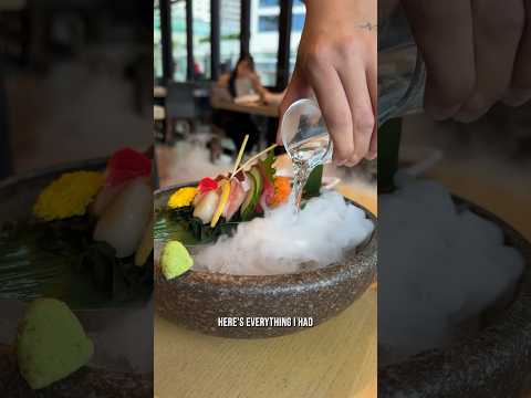 Trying the $135 six-course kaiseki menu from Miku #foodlover #foodreview #sushi i