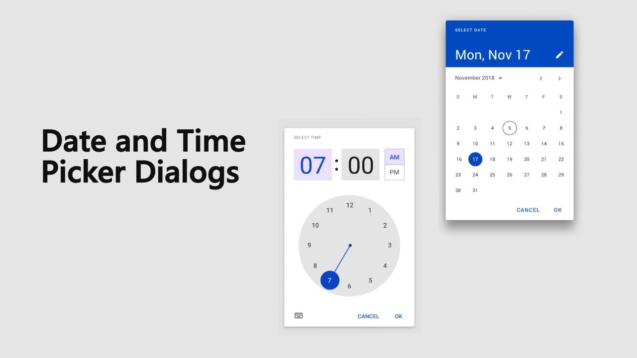 How to use Date and Time Picker Dialogs in android || Android Studio Tutorial