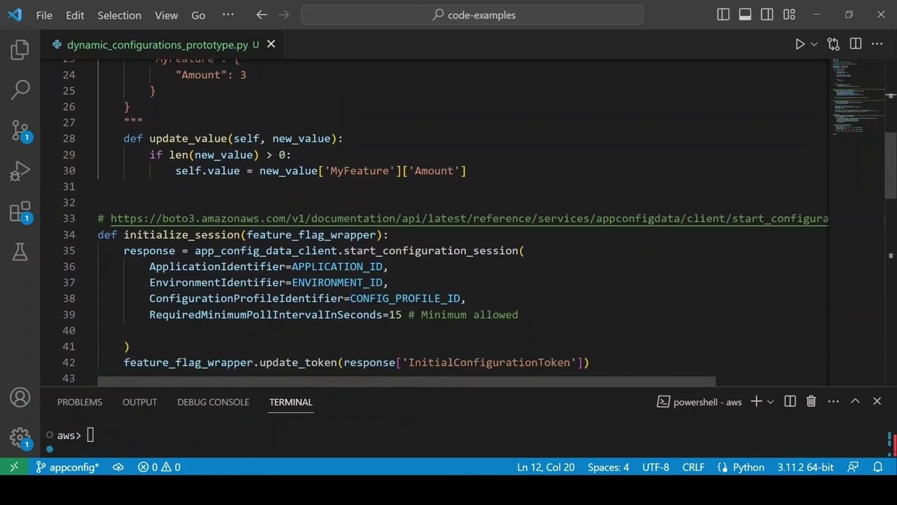 AWS AppConfig Prototype with Code - Dynamic Configurations in Practice