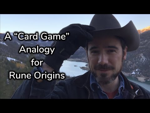 A "Card Game" Analogy for Rune Origins