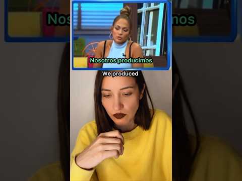 Spanish Teacher Reacts to JLo #jlo #speaking #spanish #reaction #teacher #reacts #learnspanishfast