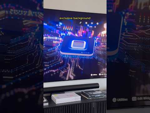 The PS5 Pro has a super cool exclusive background #PS5Pro