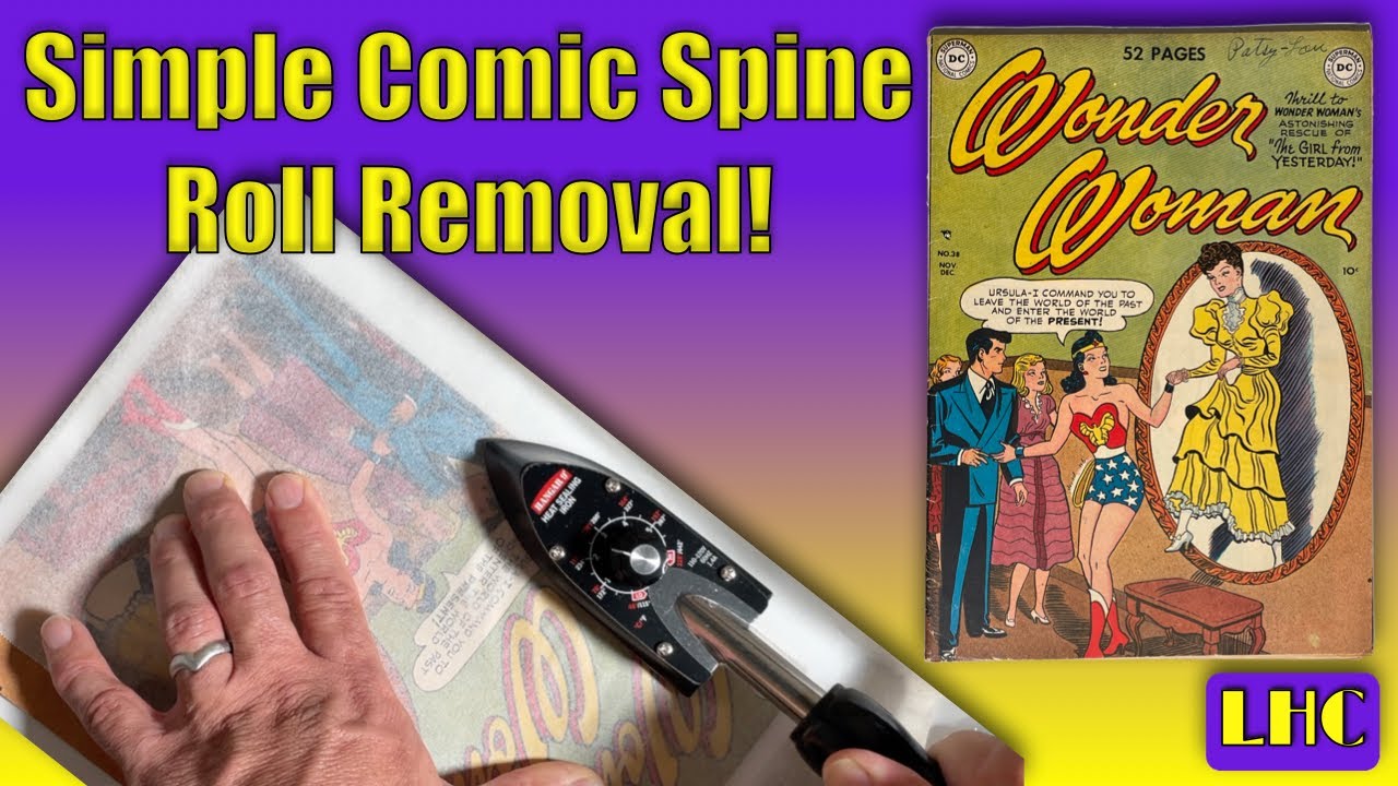 Perfect Comic Book Spine Roll Fix Every Time!