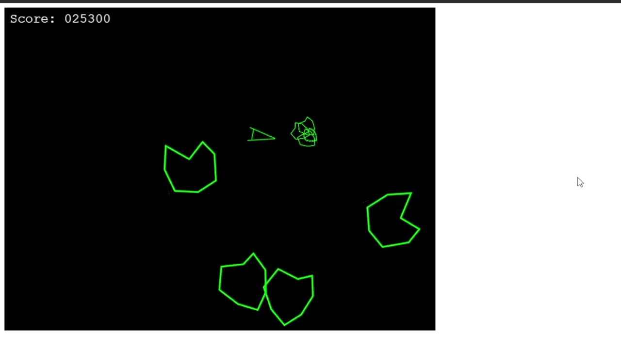 Asteroids clone I'm writing