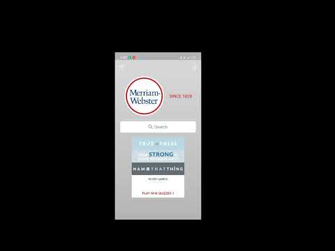 Tutorial How to Use Merriam Webster App