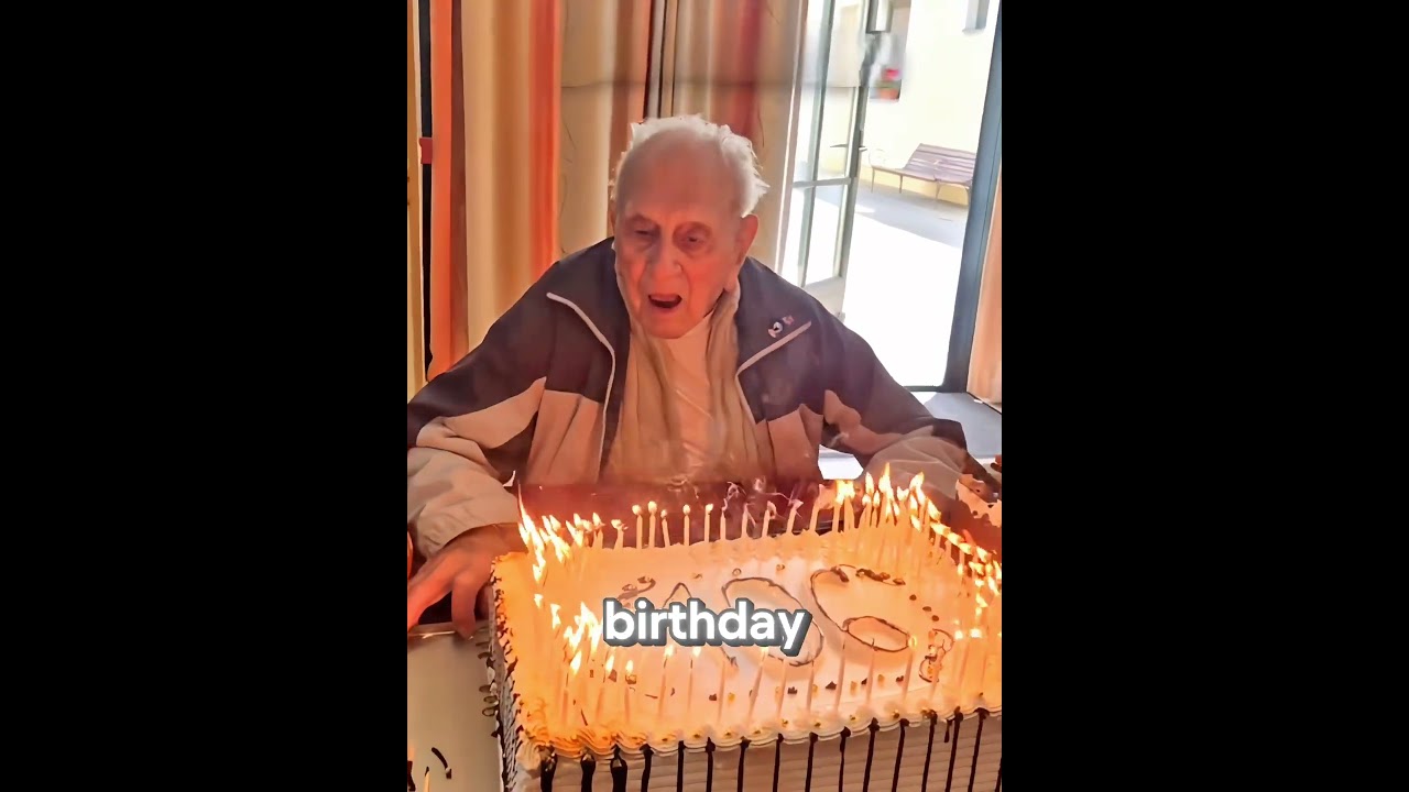 HE TURNED 106 AND THE LAST CANDLE REVEALED A SHOCKING MIRACLE! 😱