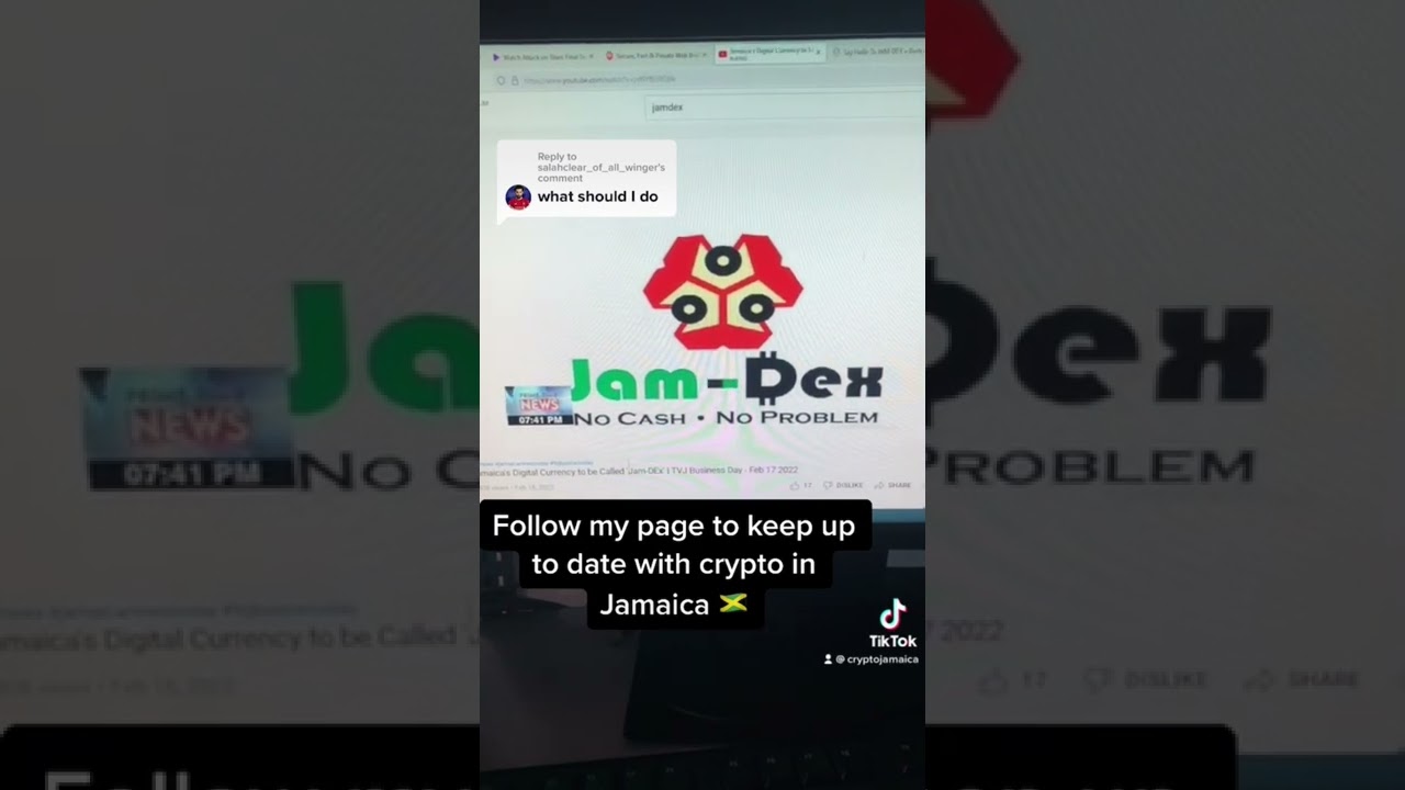 Jamdex is Jamaica first official crypto currency #jamdex #cryptojamaica