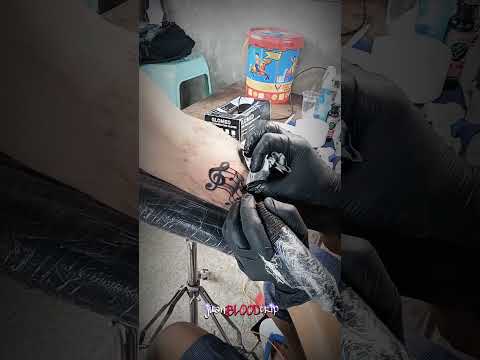 music notes tattoo