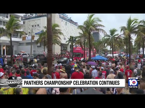 Panthers championship celebration continues with parade set for Sunday