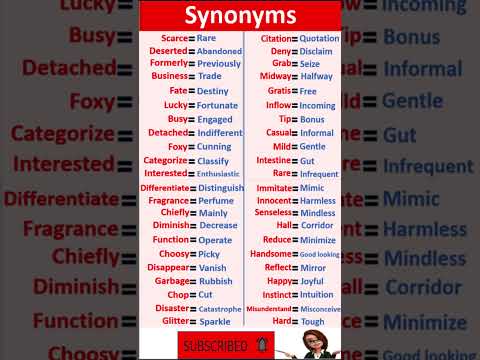 700+Synonyms in English||genius vibes academy #vocabulary #englishshorts #synonyms #english