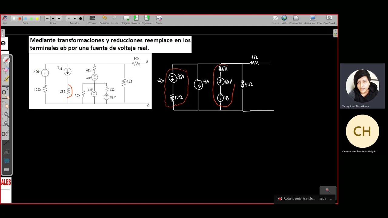 Redundancia, transformación y thevenin (Practicas de circuitos eléctricos #2)