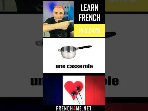 Learn French in 5 Days I Learn 1 Word I Dans la maison #35