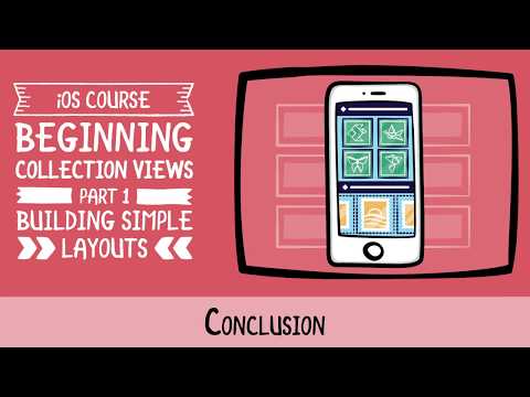 Learn Conclusion Beginning CollectionViews in iOS Swift 5 Xcode 11 - Mind Luster