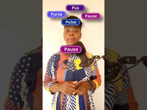 How to PRONOUNCE Pause, Pulse, Purse, Pus #shorts