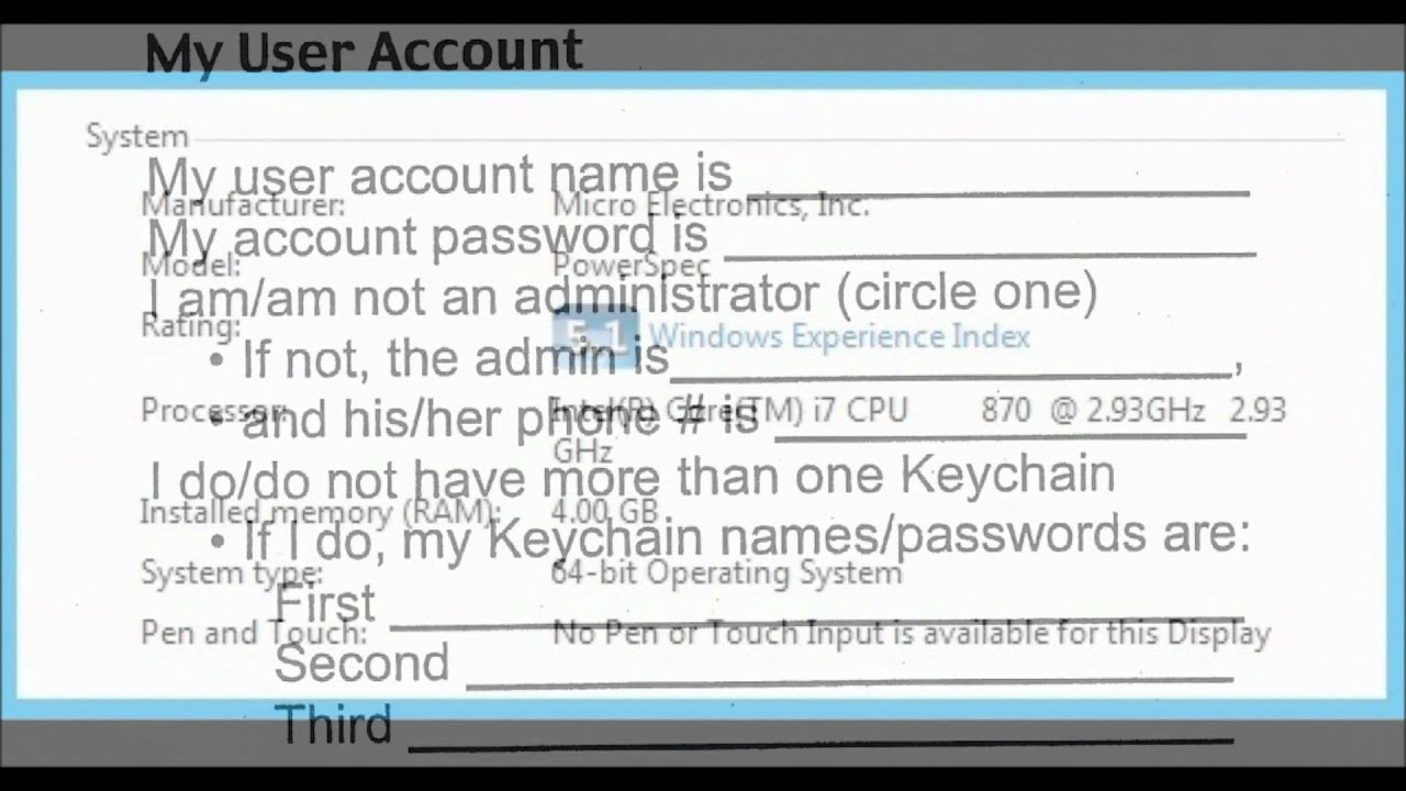 Tech Support: Computer Cheat Sheet