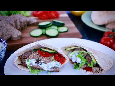 Easy Gyro Meat & Tzatziki Sauce