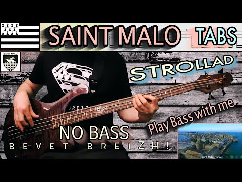 STROLLAD - Saint Malo (NO Bass) + Play along TABS