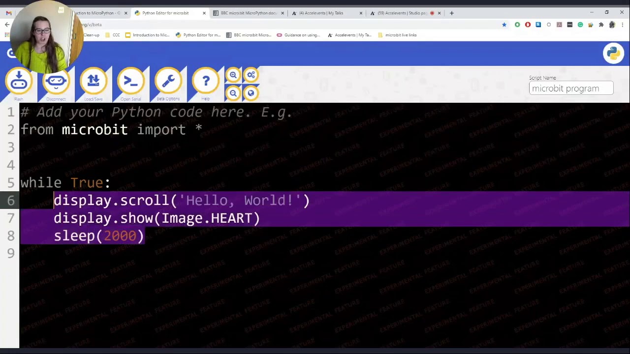 micro:bit LIVE 2020 virtual | Introduction to MicroPython, Sarah Townson