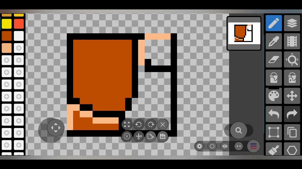 Pixel Art - Block of Mario