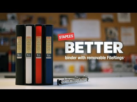 Stay Organized With Staples BETTER Binders