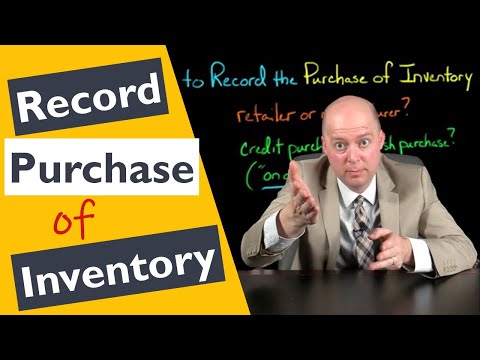 Journal Entry for Purchase of Inventory | Perpetual Inventory System