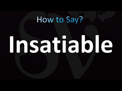 How to Pronounce Insatiable (correctly!)